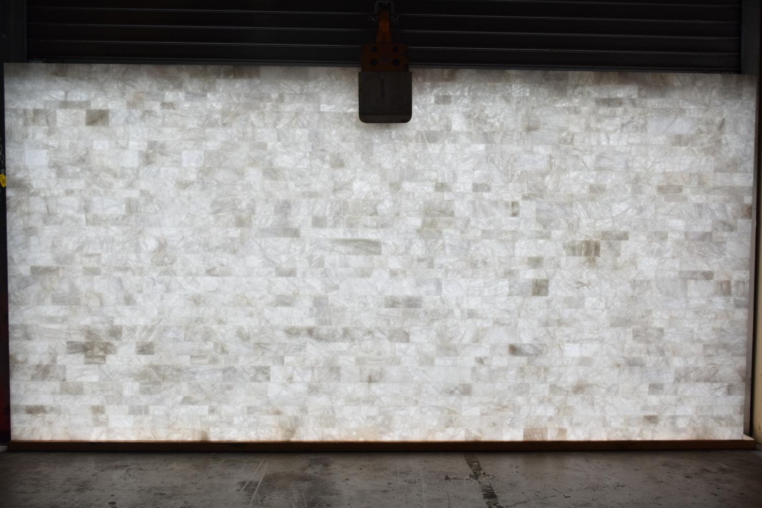 Crystal White Quartz Brick